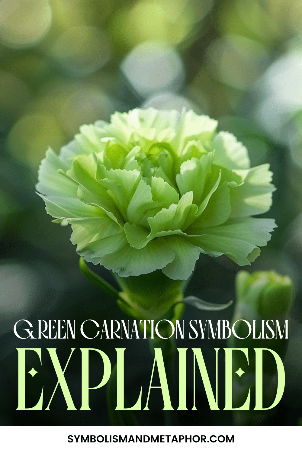 Green Carnation Flower Meaning & Symbolism