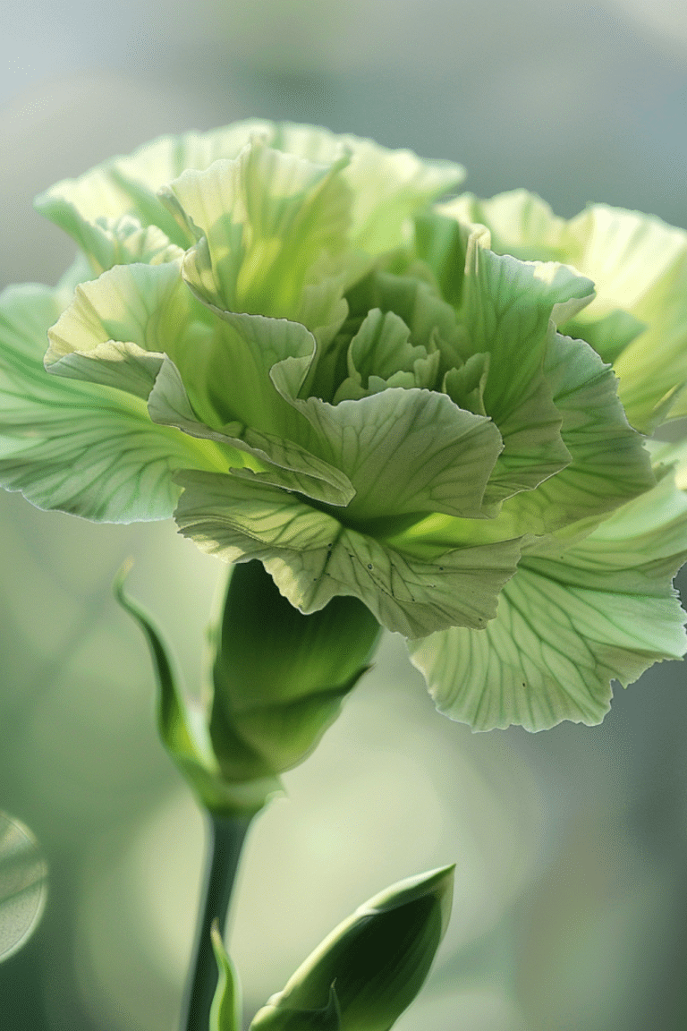 Green Carnation Flower Meaning & Symbolism