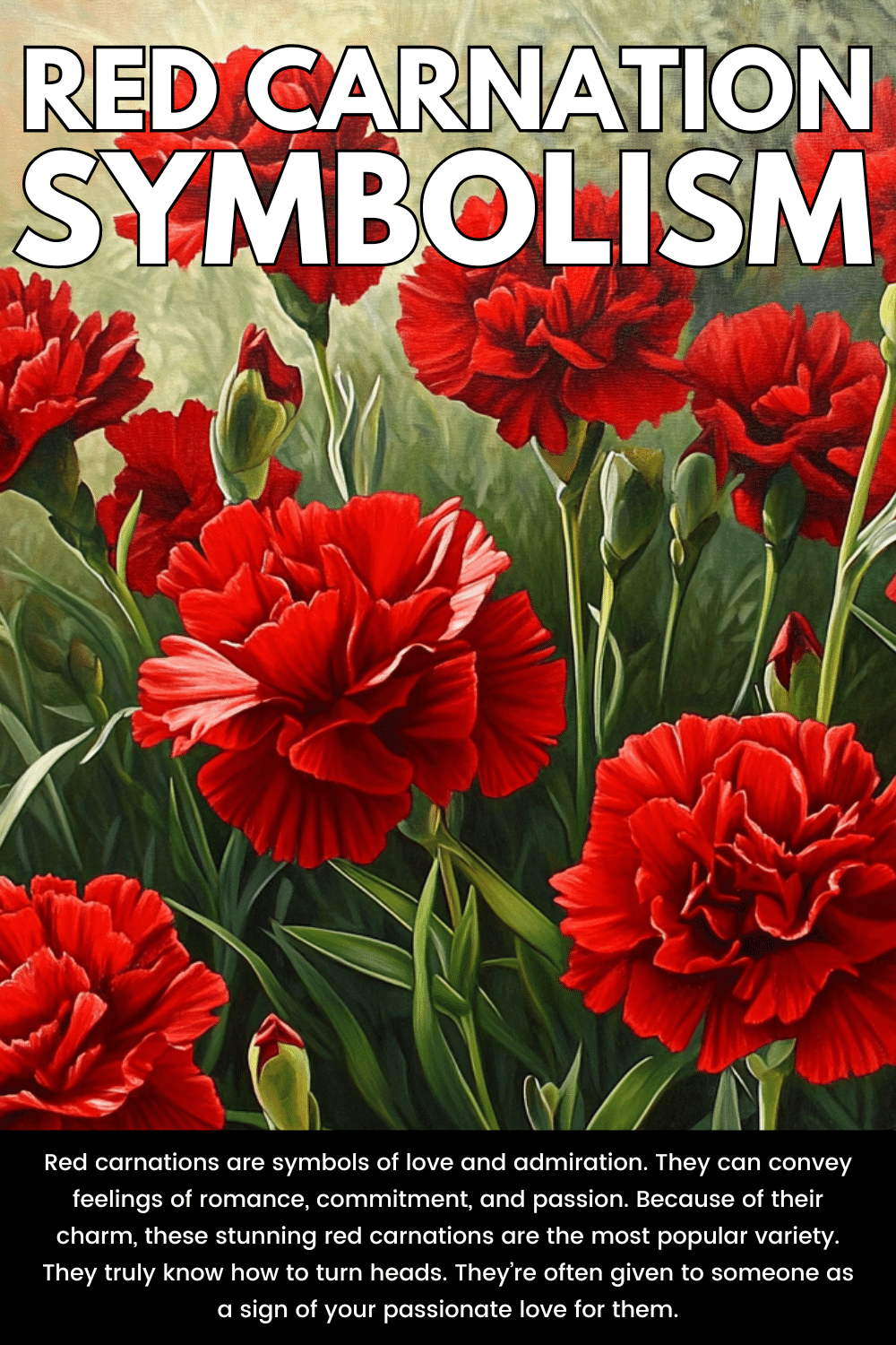 Red Carnation Flower Meaning & Symbolism