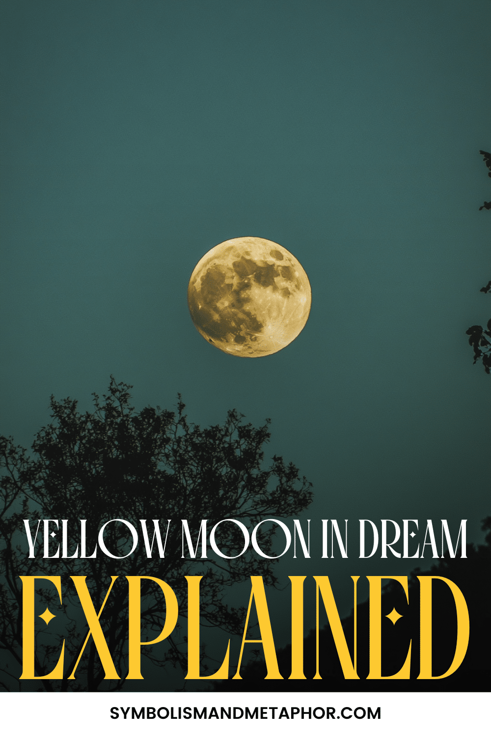 Yellow Moon Meaning and Symbolism (aka Harvest Moon)